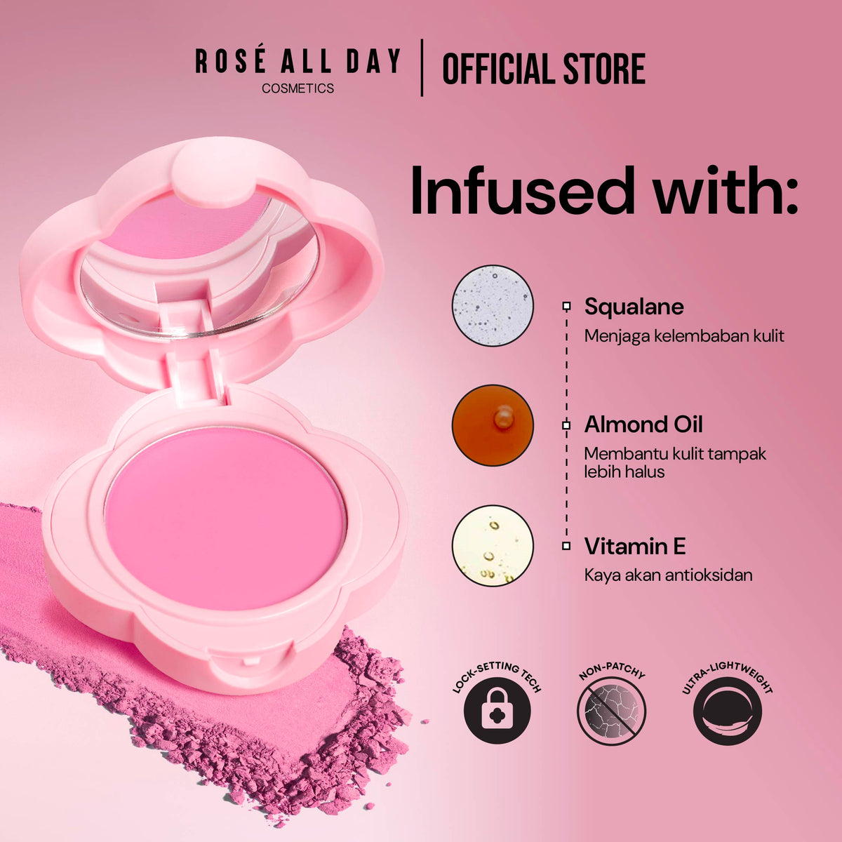 Rosé All Day Cheeky Veil Powder Blush – Rosé All Day Cosmetics