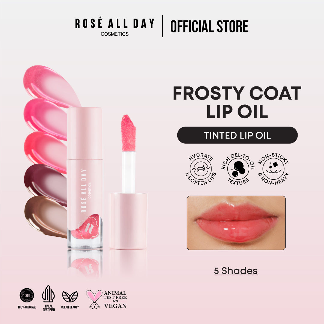Rosé All Day Frosty Coat Lip Oil – Rosé All Day Cosmetics
