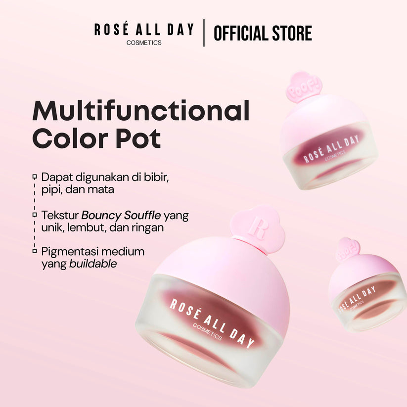 ROSÉ ALL DAY POOF! BLURRING POT – Rosé All Day Cosmetics