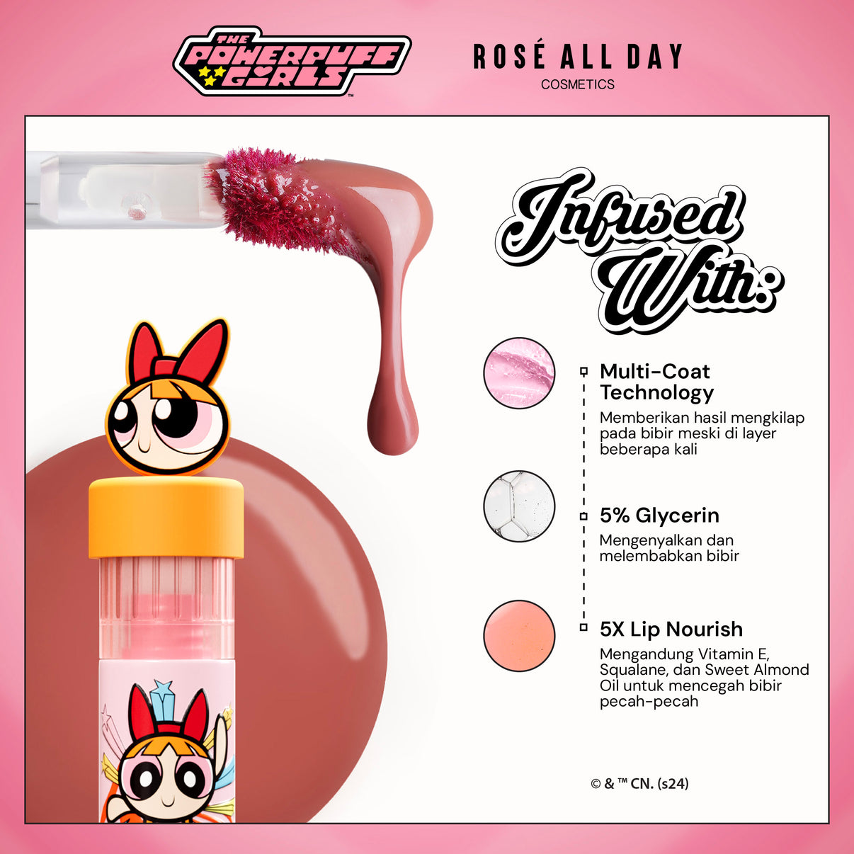 Rosé All Day Stain Tint (The Powerpuff Girls Edition) – Rosé All Day ...