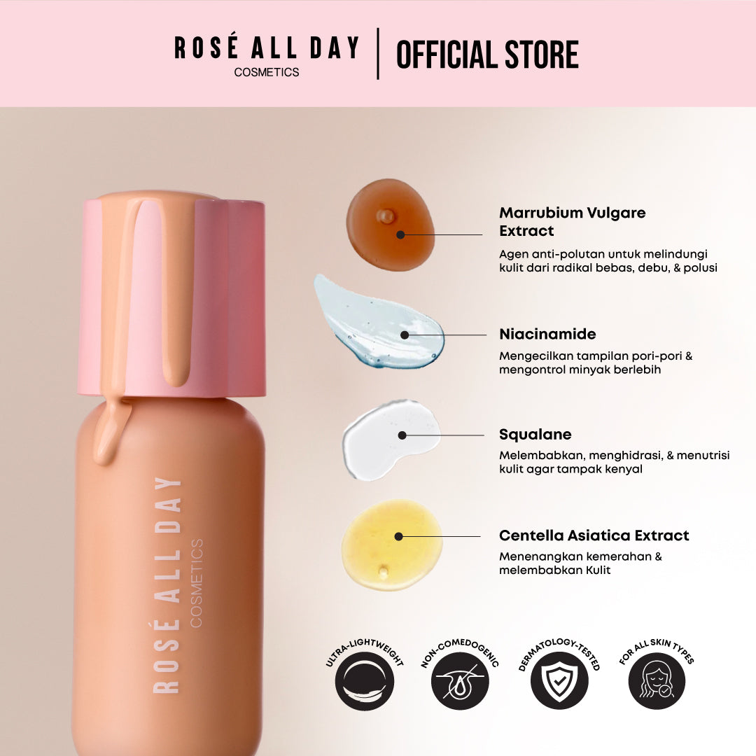 Rosé All Day The Realest Lightweight Skin Tint – Rosé All Day Cosmetics
